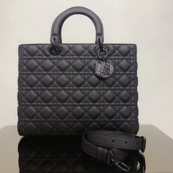 Dior Large Lady Bag - Black