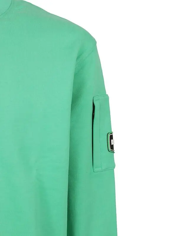 Duvetica Logo-patch Cotton Sweatshirt