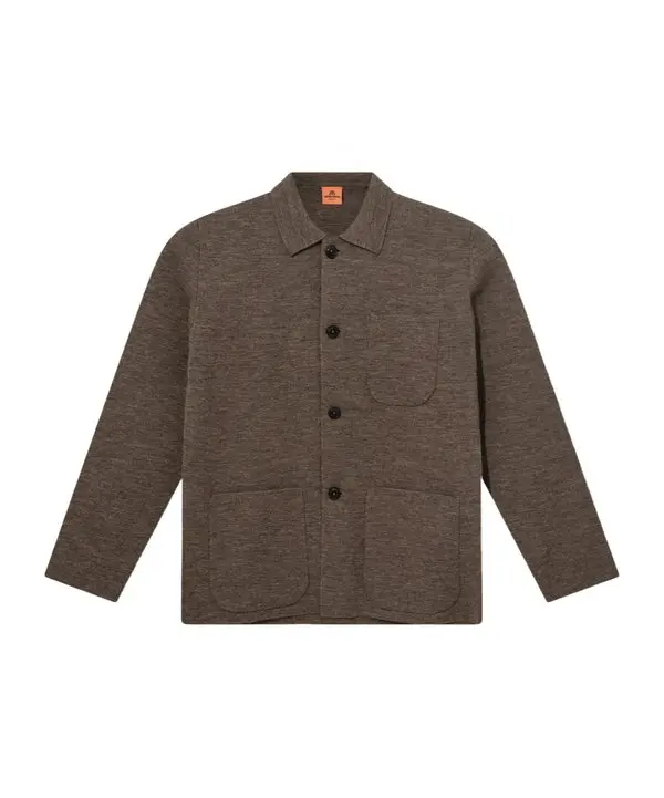 ANDERSEN-ANDERSEN Lapel Long-sleeved Sweater
