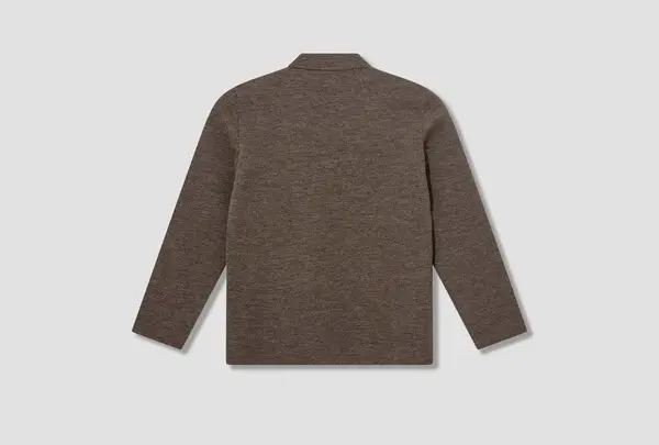 ANDERSEN-ANDERSEN Lapel Long-sleeved Sweater