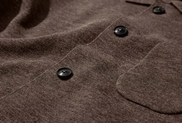 ANDERSEN-ANDERSEN Lapel Long-sleeved Sweater