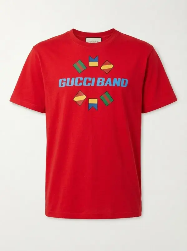 Gucci Band Oversized Printed T-shirt