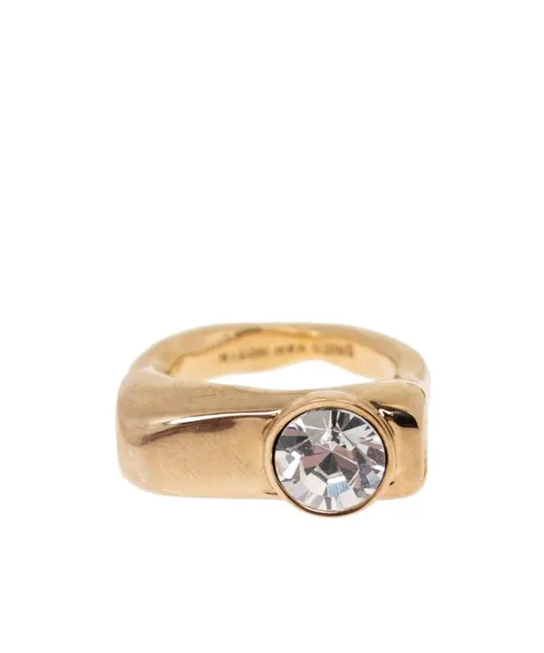 Dries Van Noten Irregular Design Ring - Golden