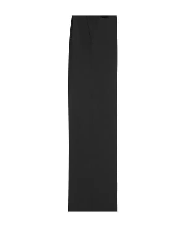 Saint Laurent High Waist Flared Trousers - Black
