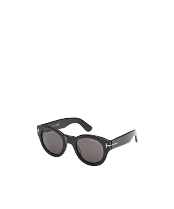 TOM FORD Lucinda Round Frame Sunglasses - Black