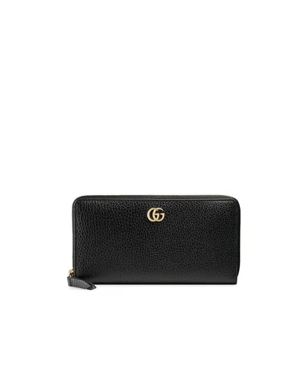 Gucci Double G Zip-around Wallet - Black