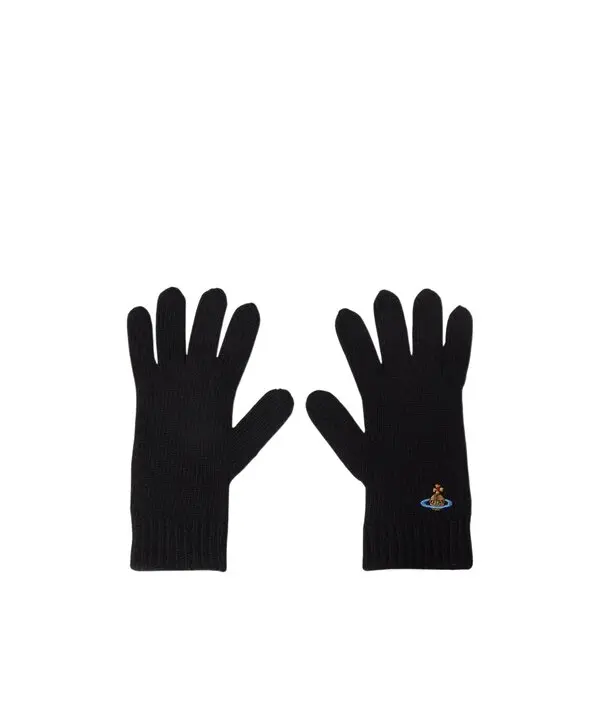 VIVIENNE WESTWOOD Knitted Gloves - Black