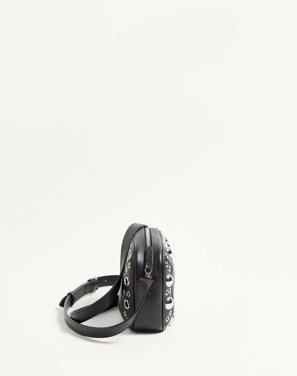 Valentino Garavani Vlogo Signature Zip-up Crossbody Bag - Black