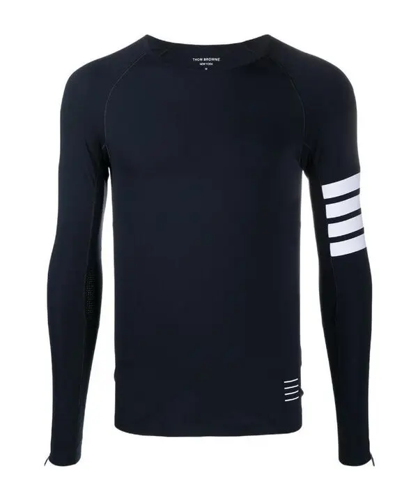 Thom Browne 4-bar Stripe Crewneck T-shirt