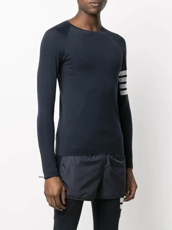 Thom Browne 4-bar Stripe Crewneck T-shirt