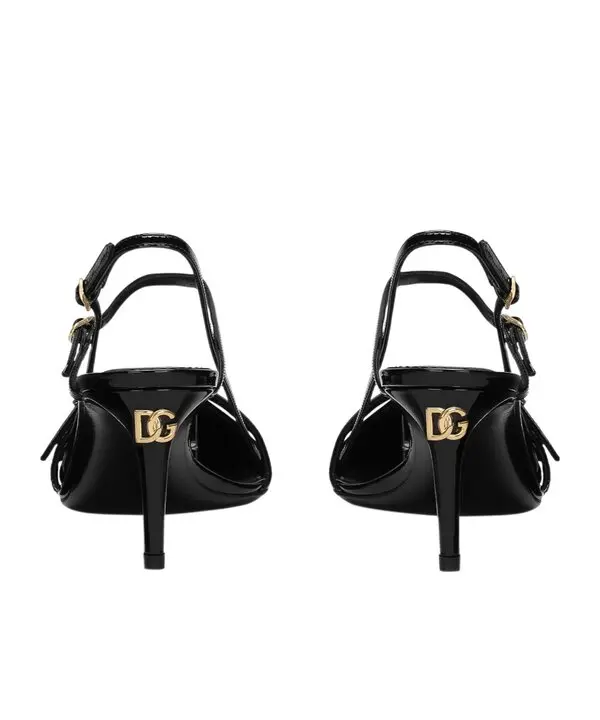 Dolce & Gabbana Dg Logo Plaque Slingbacks