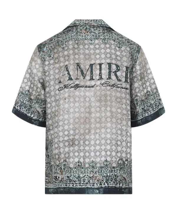 Amiri Bandana Print Short Sleeve Shirt