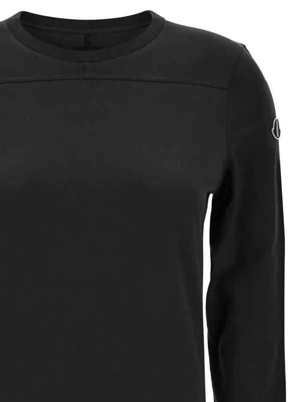 Moncler Embroidered Logo Jumper - Black