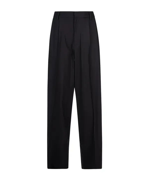 Giuseppe Di Morabito High Waist Straight Leg Trousers - Black