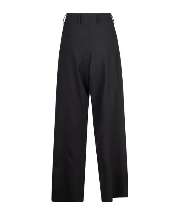 Giuseppe Di Morabito High Waist Straight Leg Trousers - Black