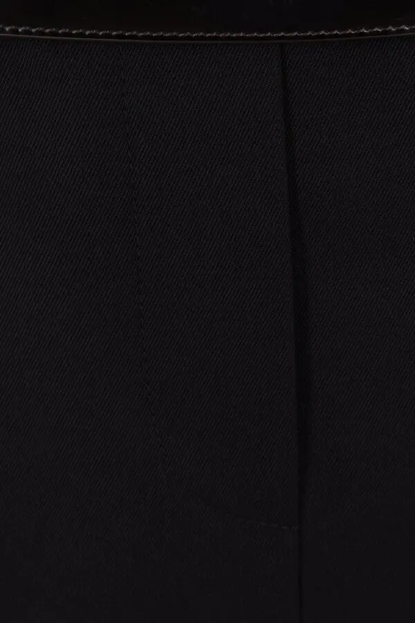 Prada Belted Midi Skirt