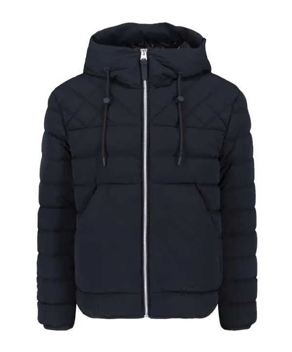 Mackage Zip-up Drawstring Down Jacket With Quilted Detailing