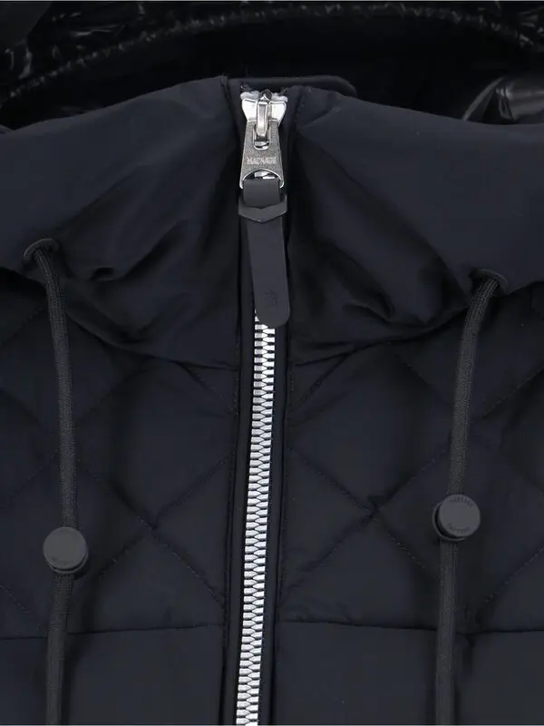 Mackage Zip-up Drawstring Down Jacket With Quilted Detailing