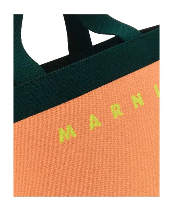 Marni Logo Detailed Top Handle Bag