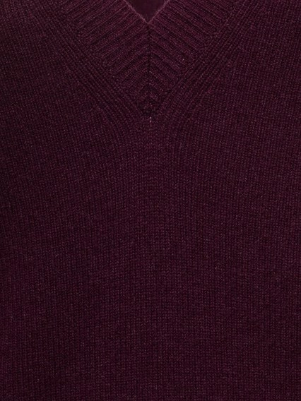 Bottega Veneta V-neck Long-sleeved Jumper - Black