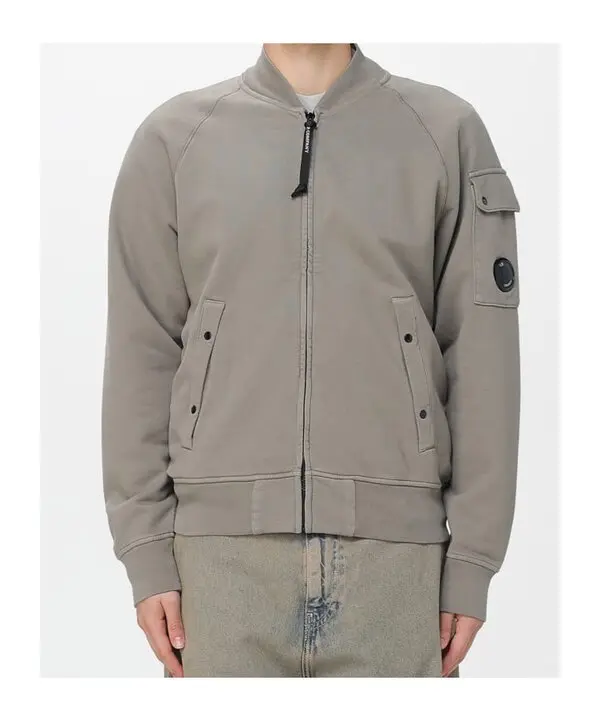 C.P. COMPANY Patch-pocket Zip-fastening Sweatshirt