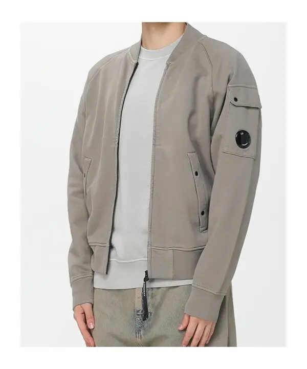 C.P. COMPANY Patch-pocket Zip-fastening Sweatshirt