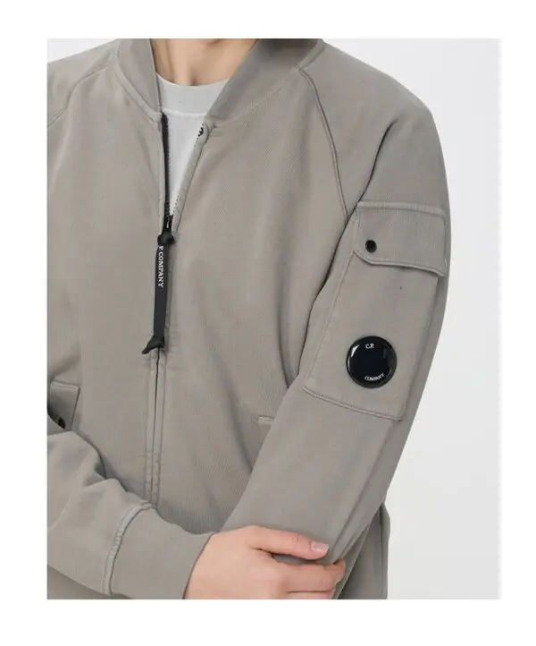 C.P. COMPANY Patch-pocket Zip-fastening Sweatshirt