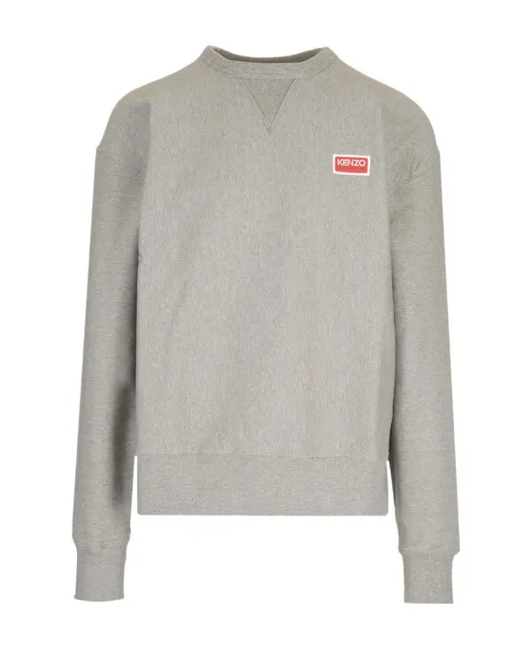 Kenzo Logo Patch Crewneck Sweatshirt