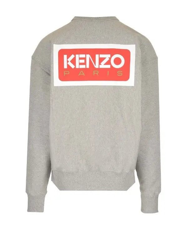 Kenzo Logo Patch Crewneck Sweatshirt