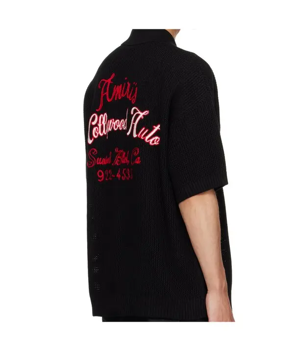 Amiri Embroidered Knitted Shirt