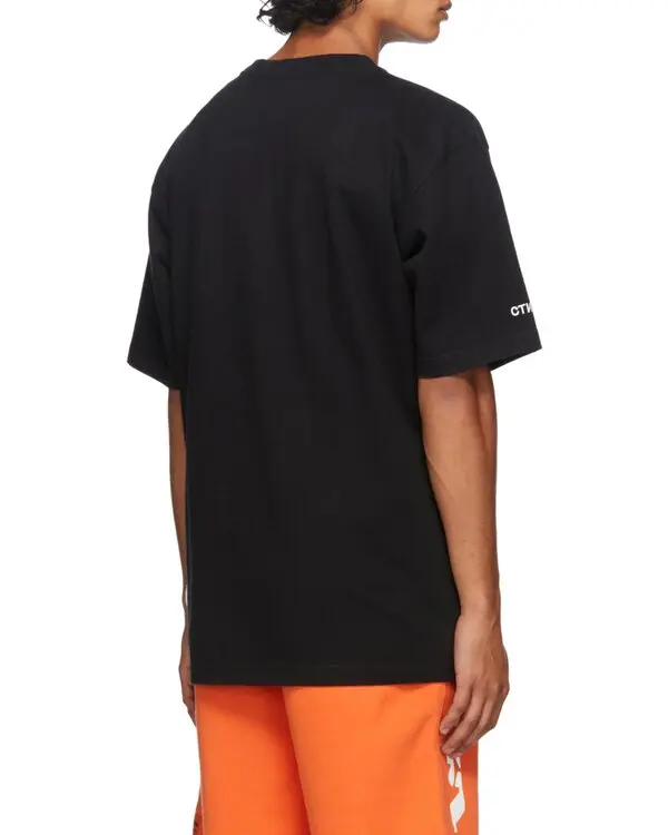 Heron Preston Graphic Print Cotton T-shirt - Black
