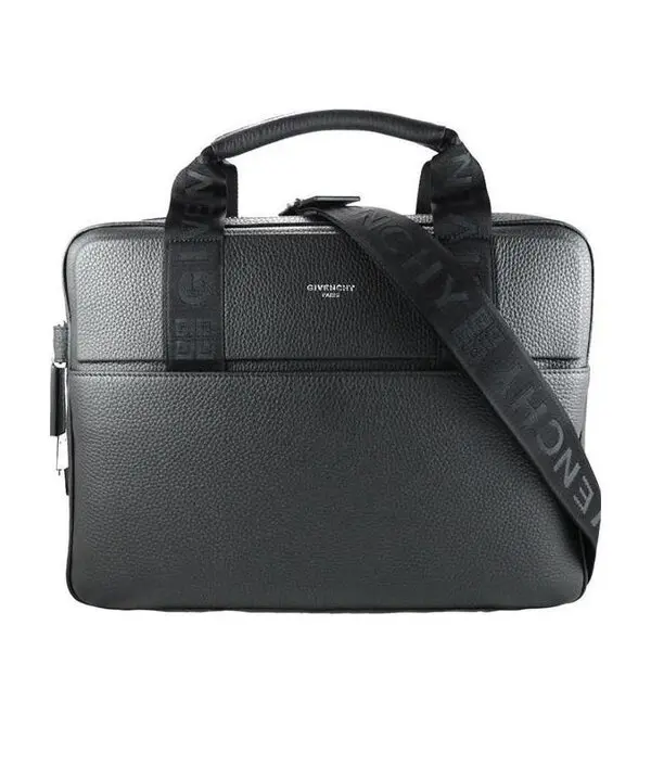 Givenchy Logo Laptop Bag - Black