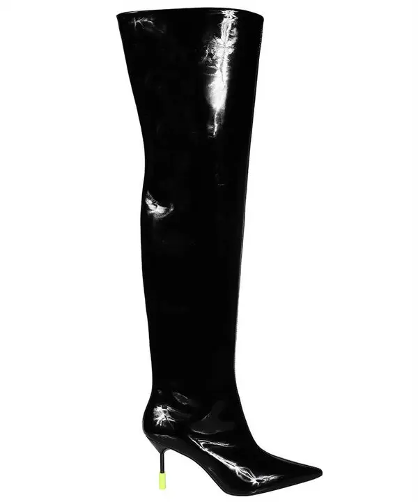 MSGM Pointed-toe Over-the-knee Boots