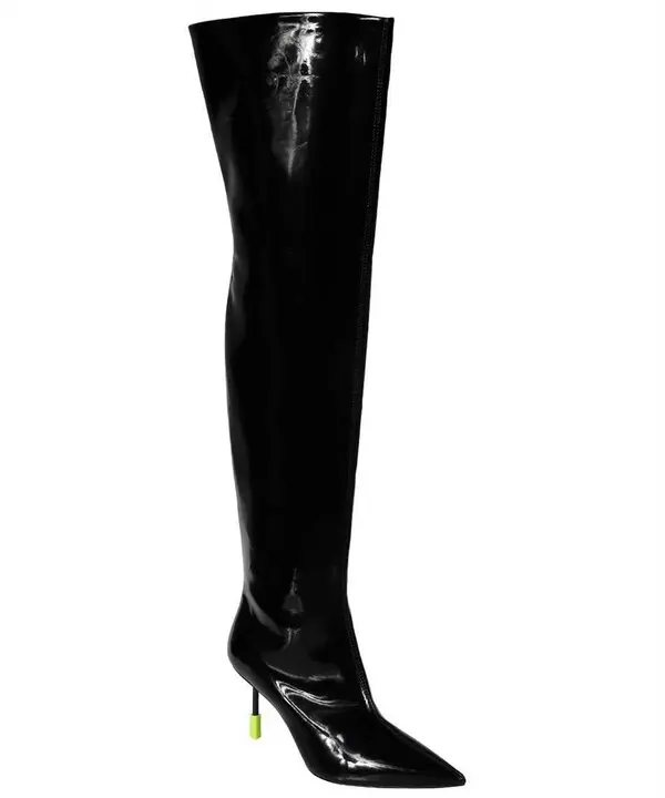 MSGM Pointed-toe Over-the-knee Boots