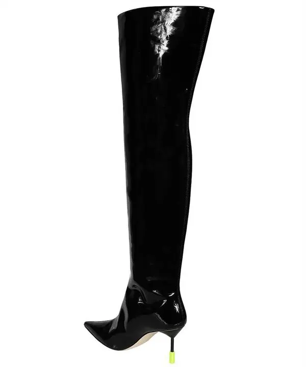 MSGM Pointed-toe Over-the-knee Boots
