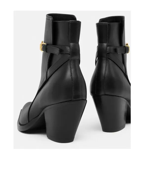 Versace Medusa '95 Pointed Toe Ankle Boots