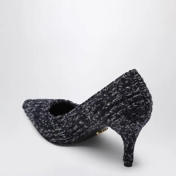 Prada 85mm Knitted Pumps