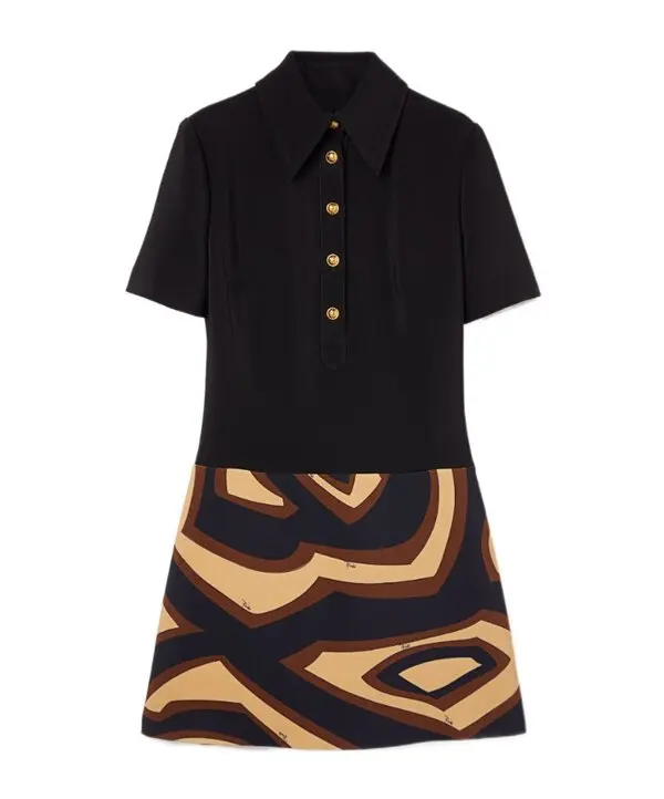 Emilio Pucci Labyrinth Print Short Dress