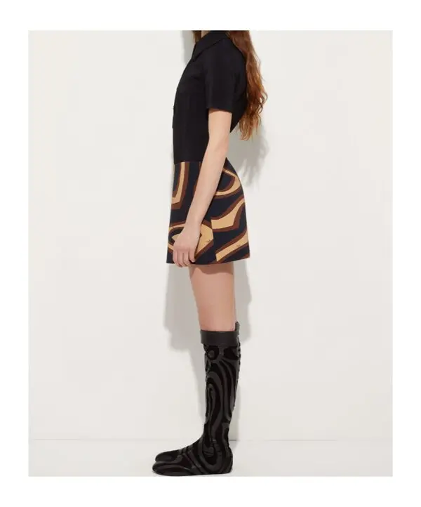 Emilio Pucci Labyrinth Print Short Dress
