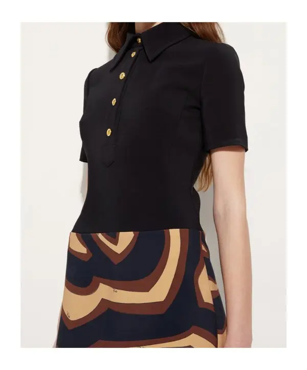 Emilio Pucci Labyrinth Print Short Dress