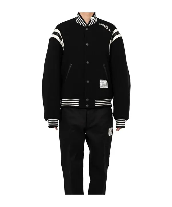 Mihara Yasuhiro X Bedwin Logo-embroidered Bomber Jacket