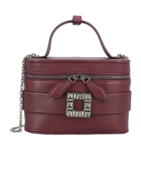 ROGER VIVIER Embellished Zipped Tote Bag - Red