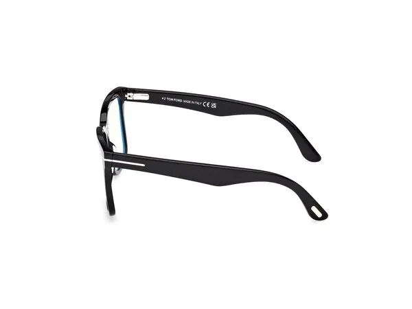 TOM FORD Square Frame Clip-on Glasses