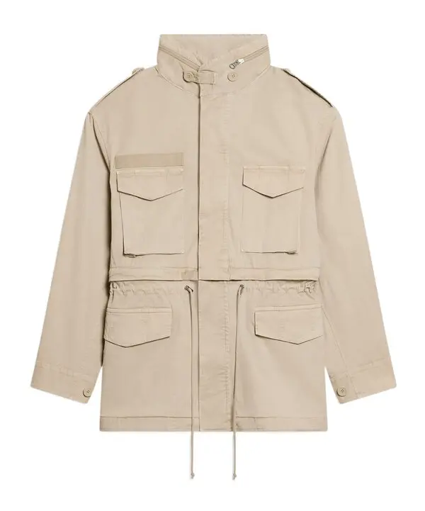 Helmut Lang Convertible Field Jacket With Drawstring Waist - Desert-colored