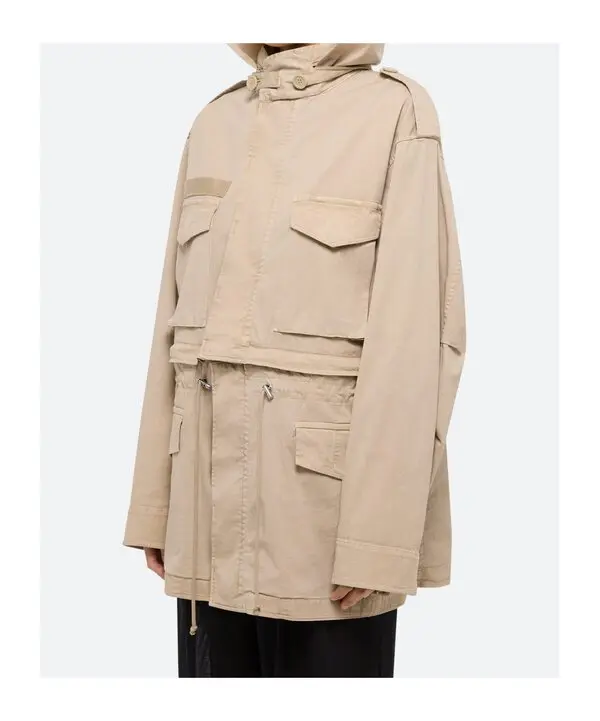 Helmut Lang Convertible Field Jacket With Drawstring Waist