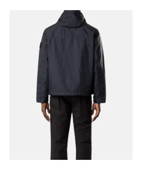 Stone Island Hooded Jacket With Logo Patch