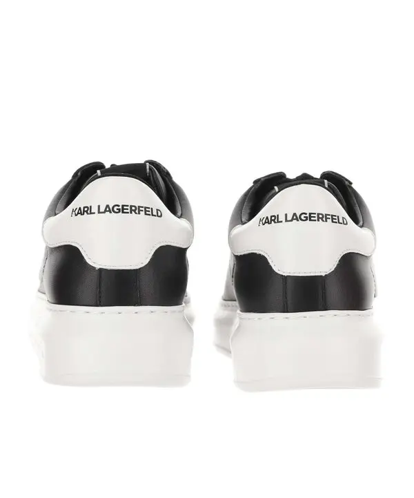 Karl Lagerfeld Logo-appliqué Leather Sneakers