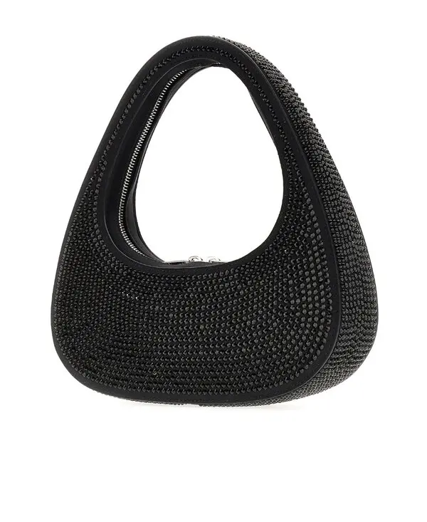 Coperni Studded Zippered Shoulder Bag - Black