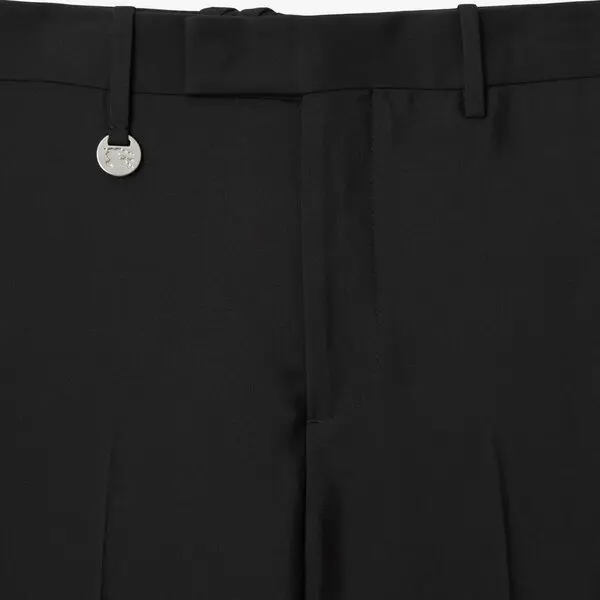 Burberry Tailored Trousers With Logo Charm