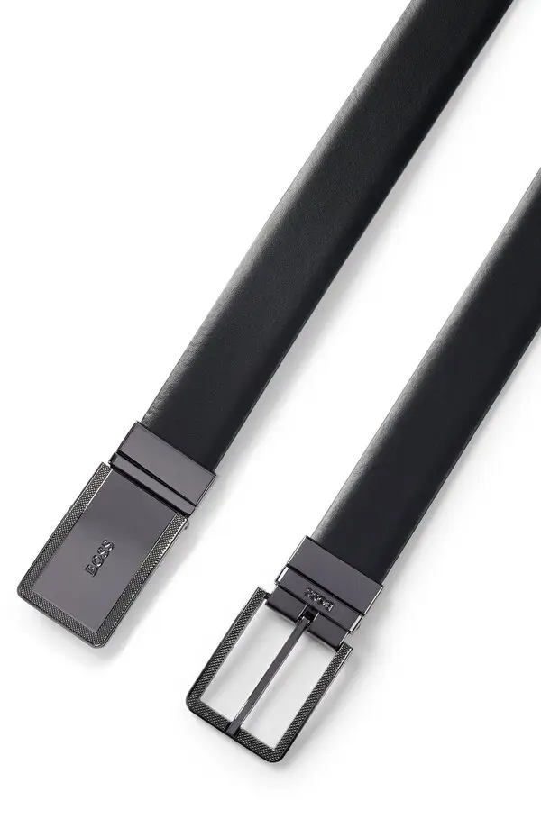 Hugo Boss Double-sided Belt With Pin Buckle